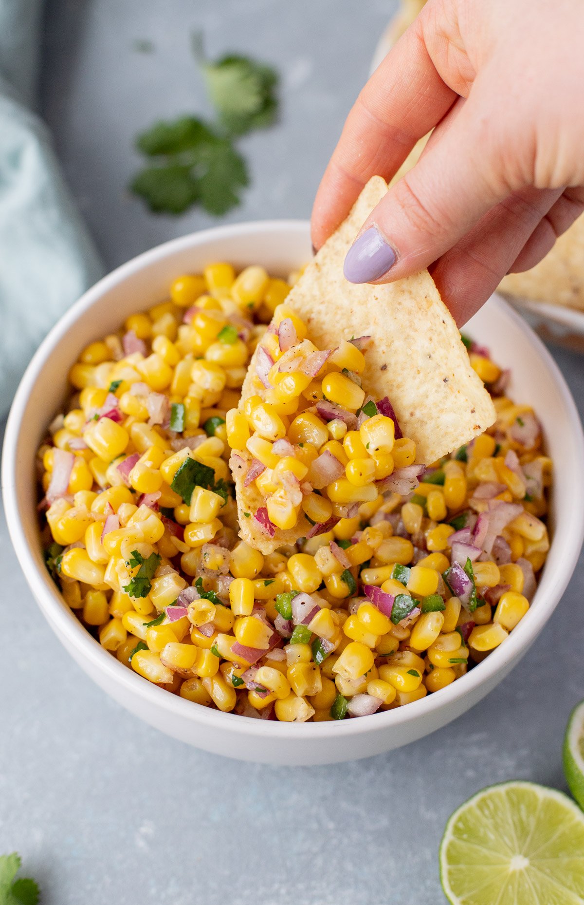 Easy Corn Salsa | The Clean Eating Couple