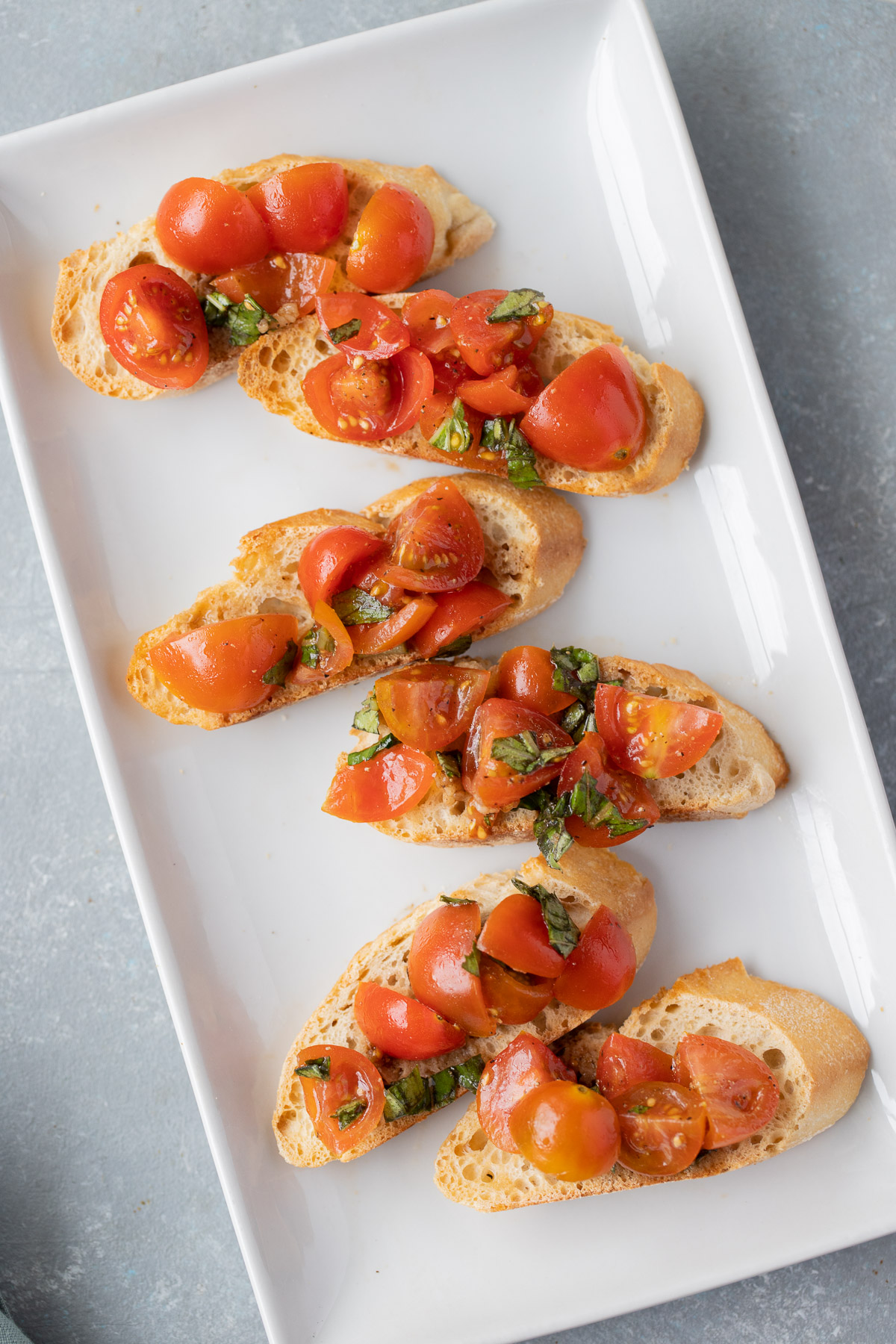 Italian Bruschetta Recipe | The Clean Eating Couple