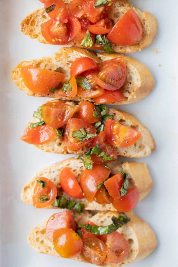 Italian Bruschetta Recipe | The Clean Eating Couple