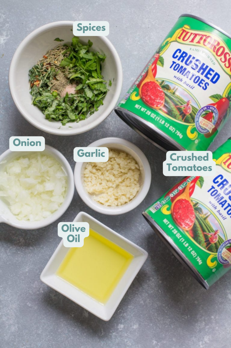 Healthy Crockpot Tomato Sauce | The Clean Eating Couple