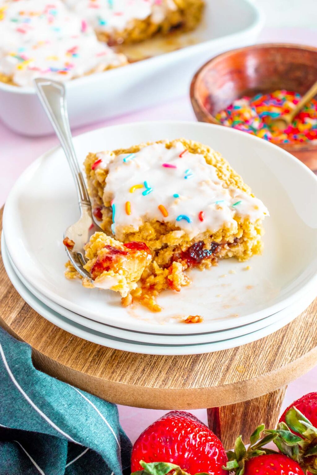 Blended Baked Oats Recipe | The Clean Eating Couple