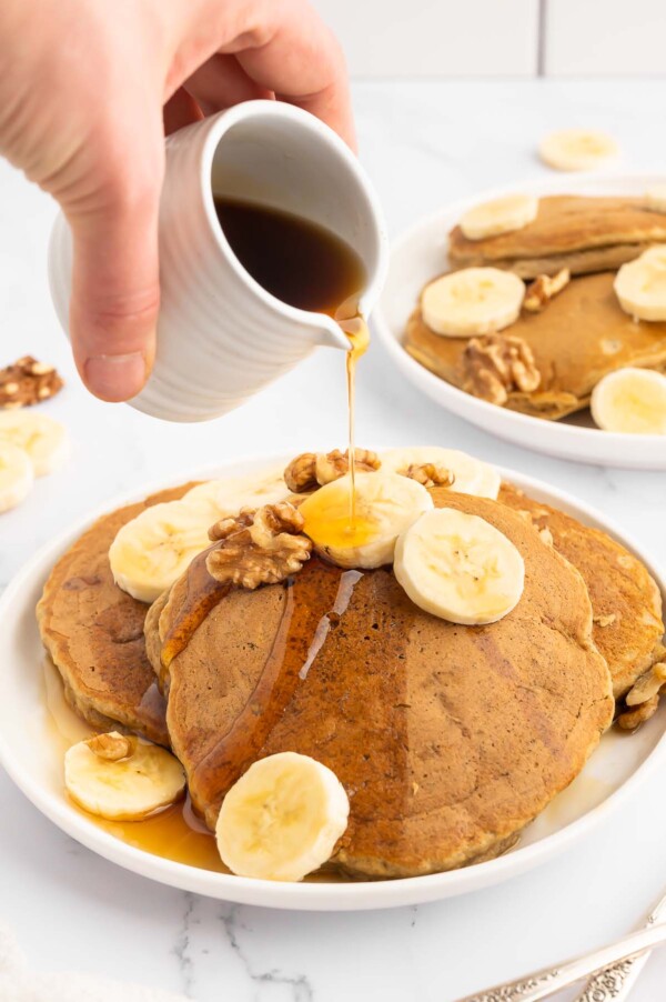 Healthy Banana Pancakes | The Clean Eating Couple