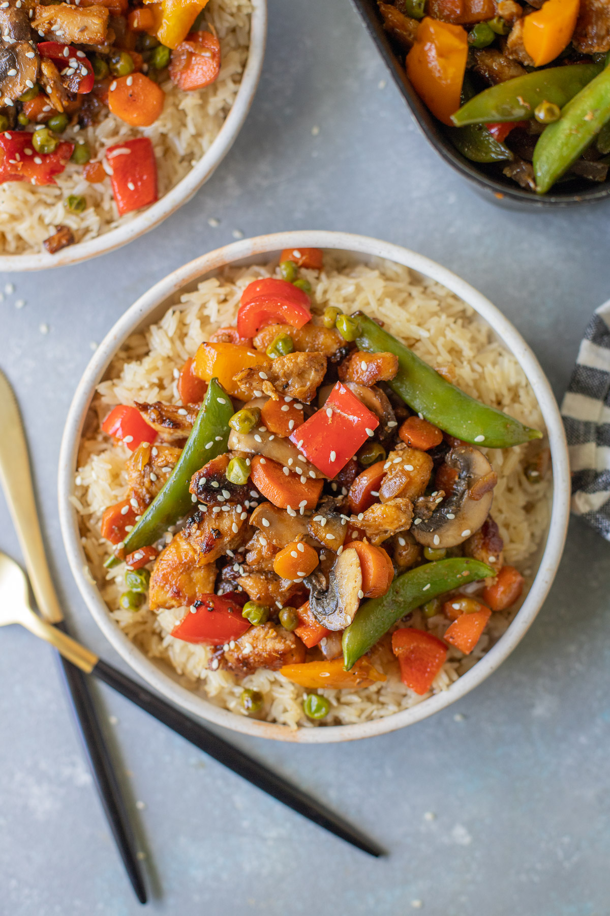Stir Fry Chicken and Vegetables | The Clean Eating Couple