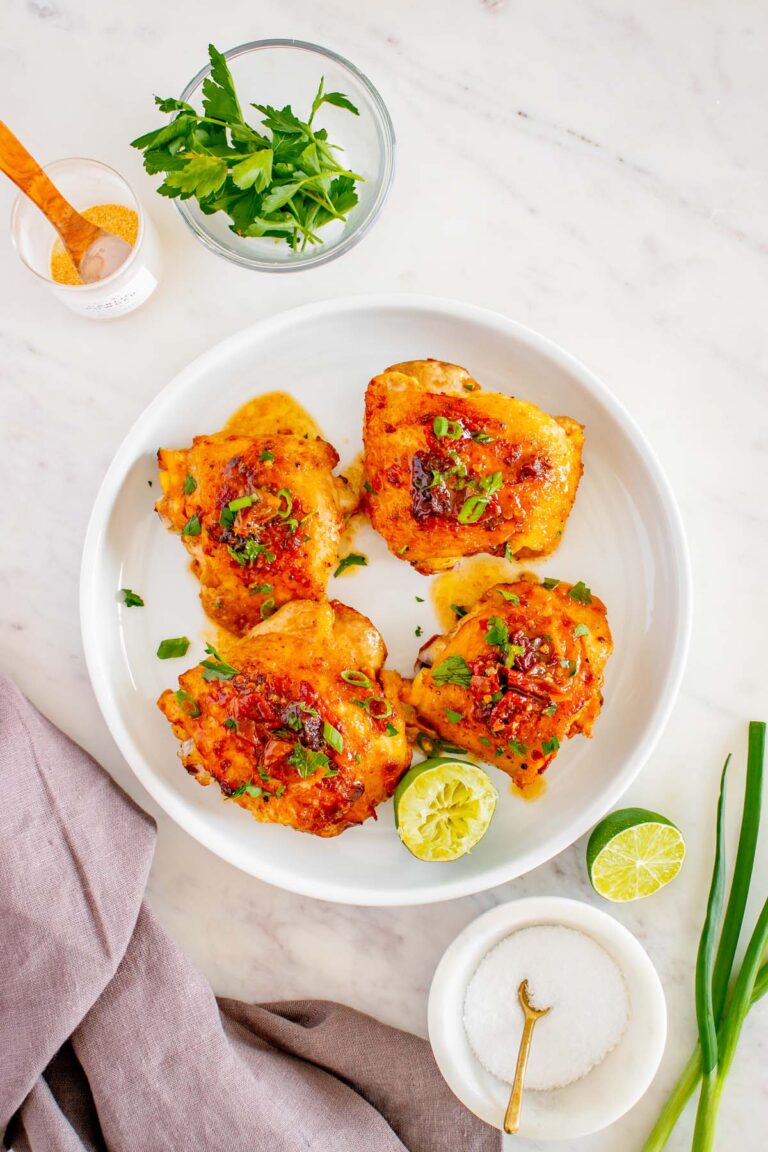 Honey Chipotle Chicken Thighs | The Clean Eating Couple