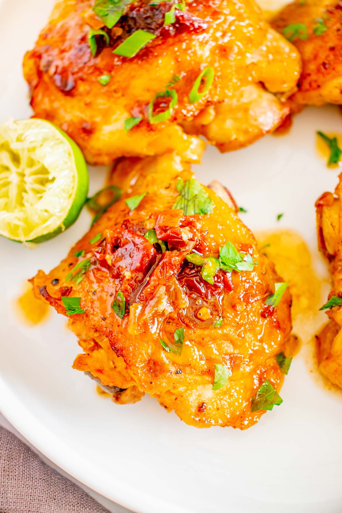 Honey Chipotle Chicken Thighs | The Clean Eating Couple