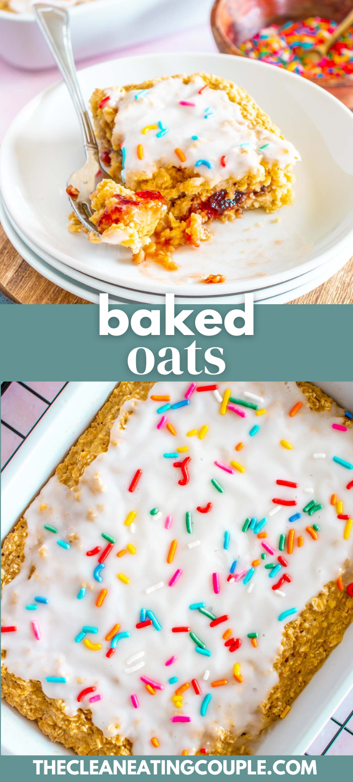 Blended Baked Oats Recipe | The Clean Eating Couple