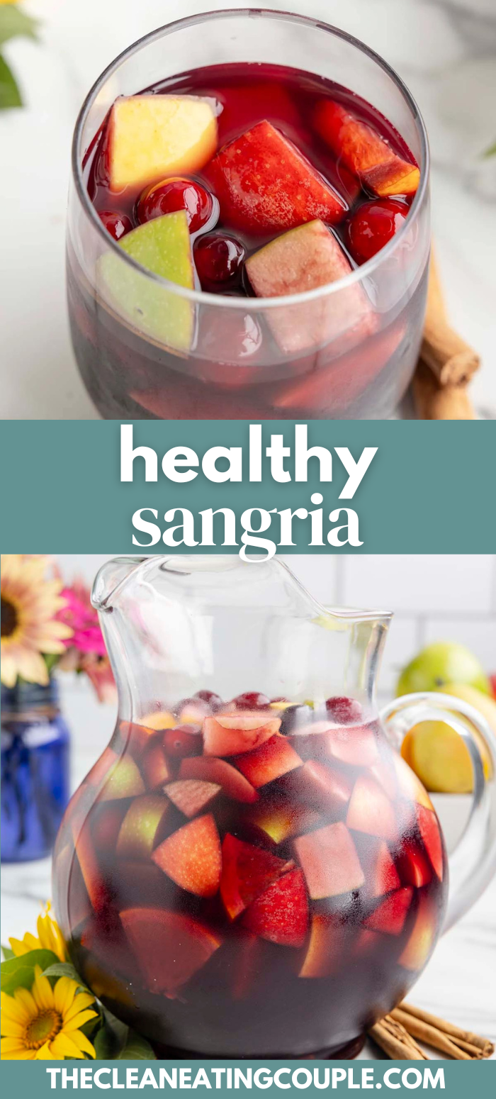 Homemade Sangria (Healthier!) | The Clean Eating Couple