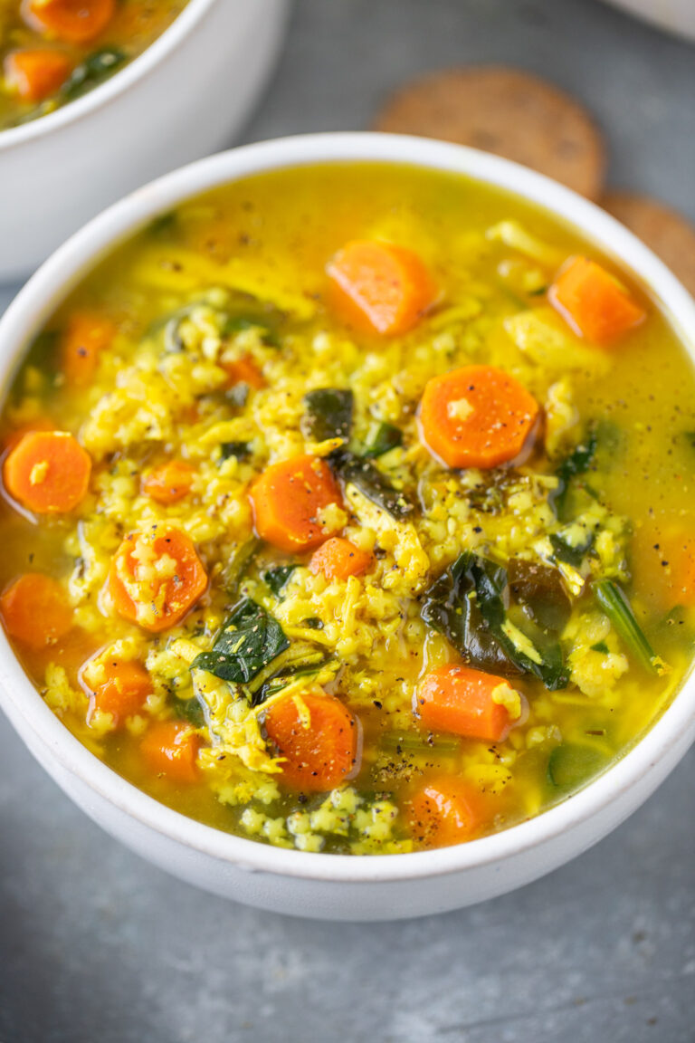 Easy Chicken Pastina Soup | The Clean Eating Couple