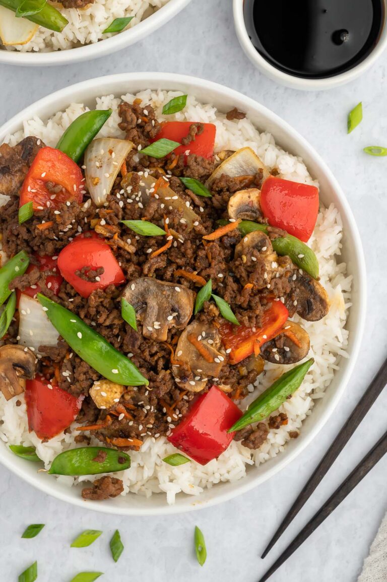 Healthy Ground Beef Stir Fry | The Clean Eating Couple