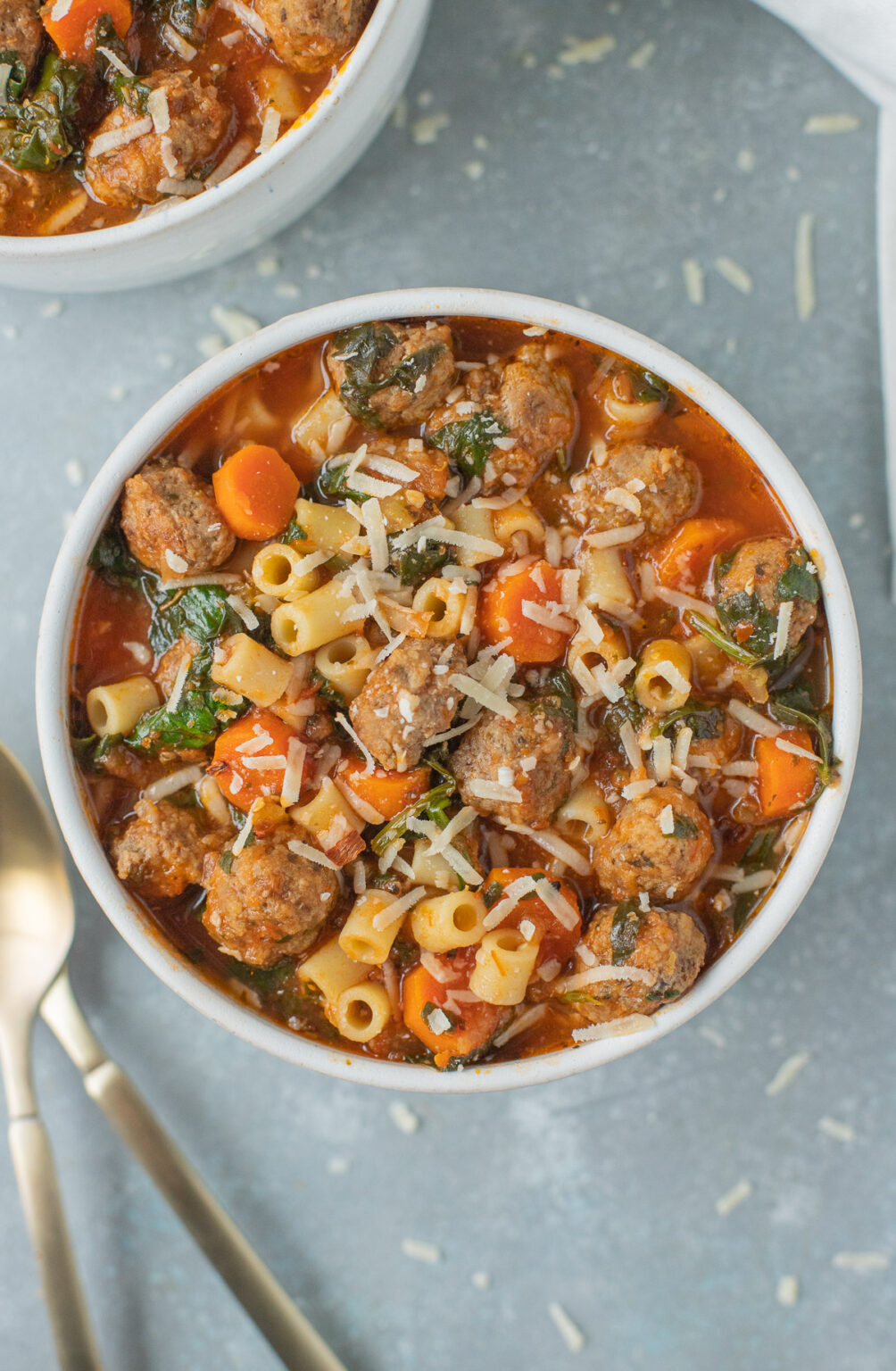 Easy Meatball Soup | The Clean Eating Couple