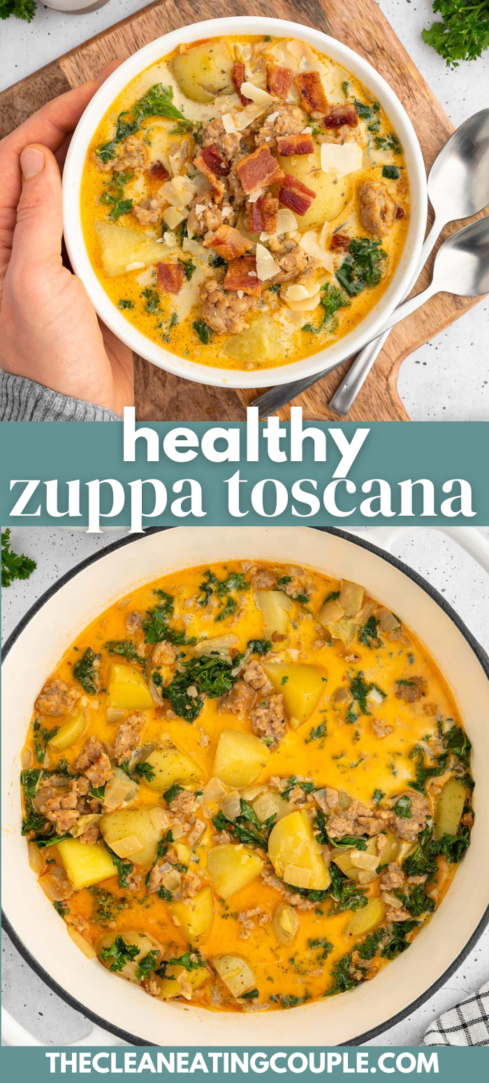 Healthy Zuppa Toscana Soup | The Clean Eating Couple