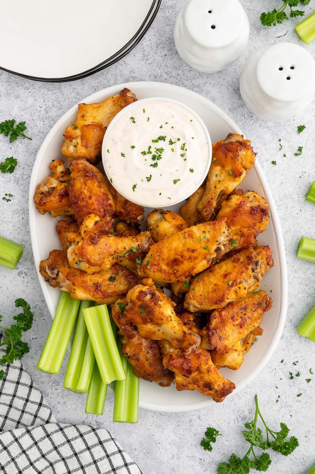 Crispy Baked Chicken Wings | The Clean Eating Couple