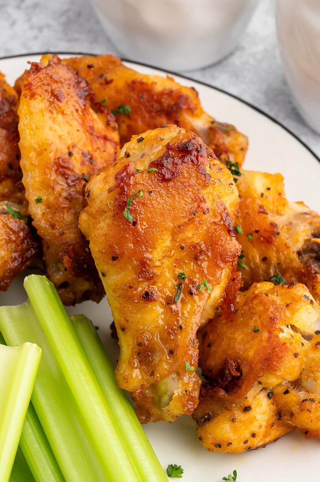 Crispy Baked Chicken Wings | The Clean Eating Couple