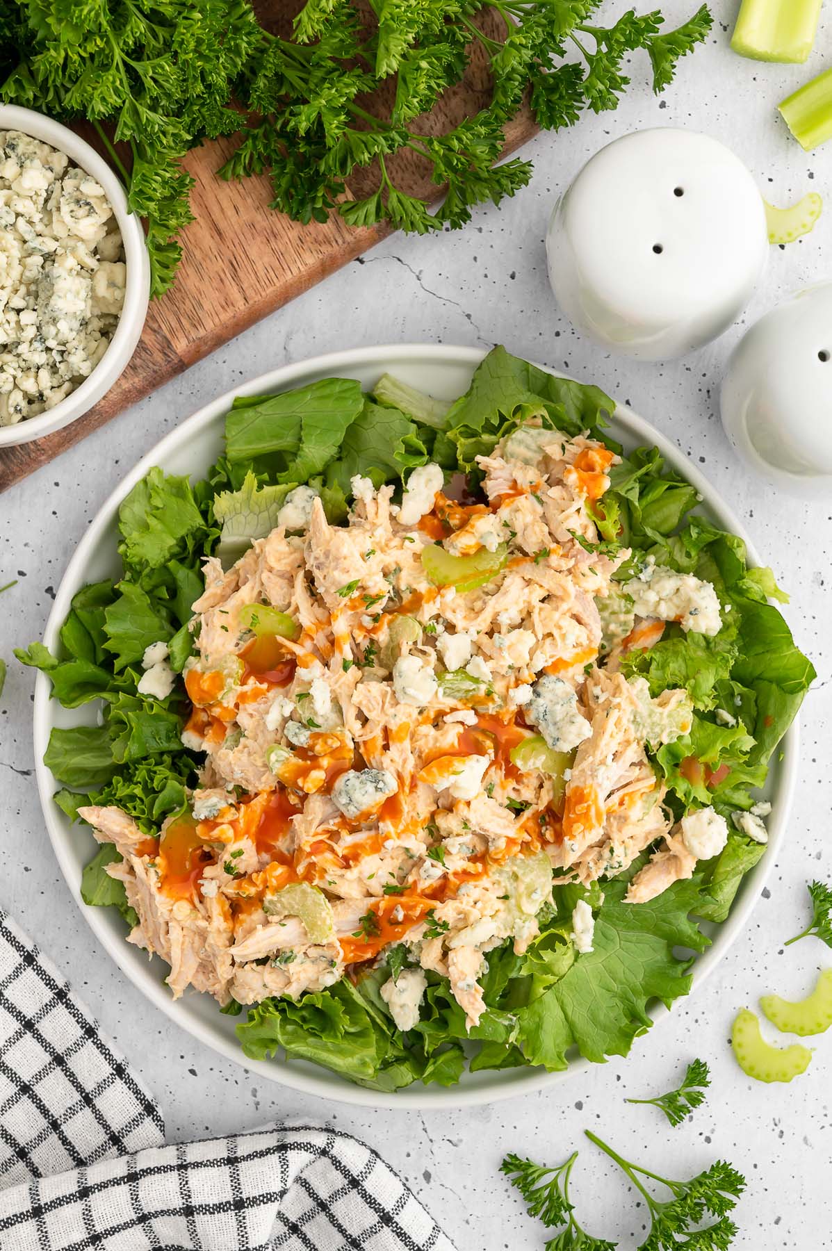 Best Buffalo Chicken Salad Recipe | Clean Eating Couple