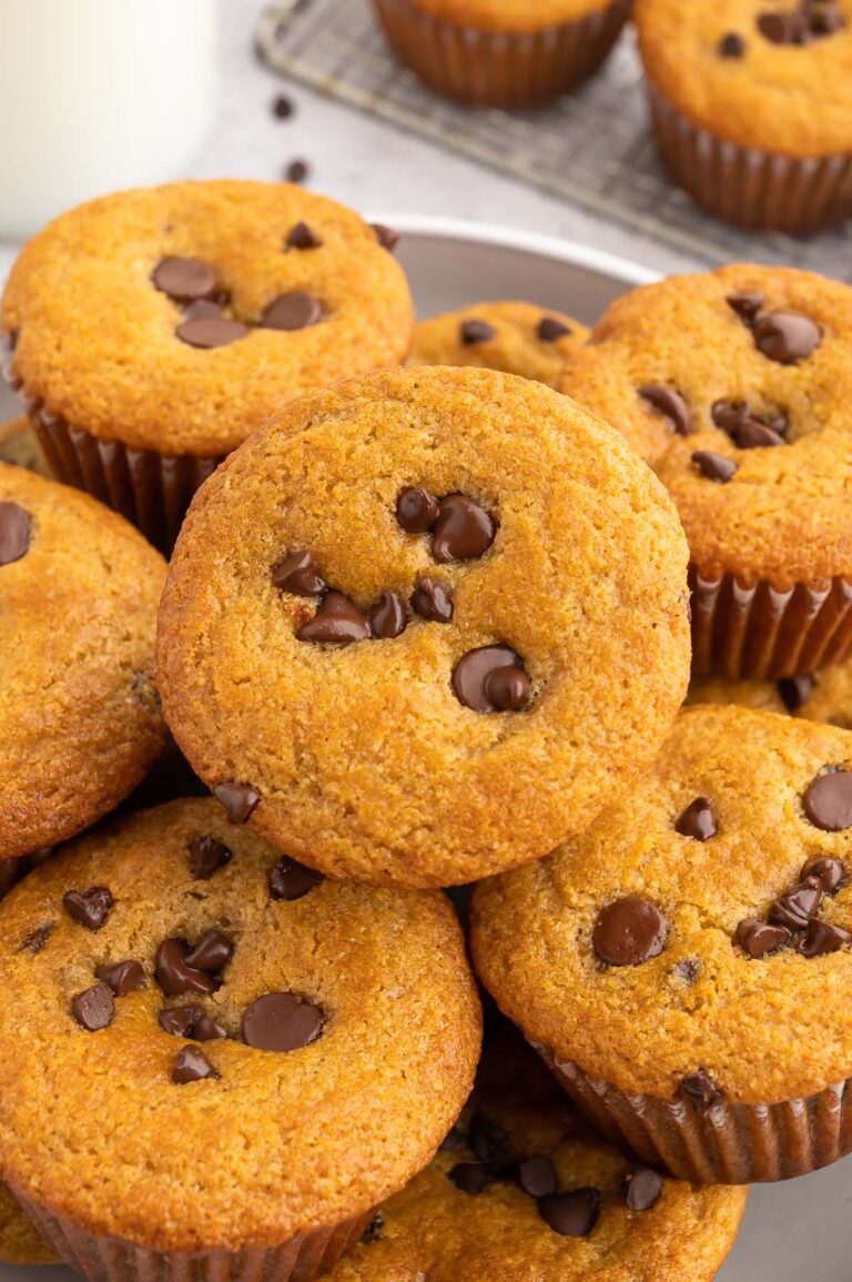 Healthy Chocolate Chip Muffins (Easy!) | The Clean Eating Couple