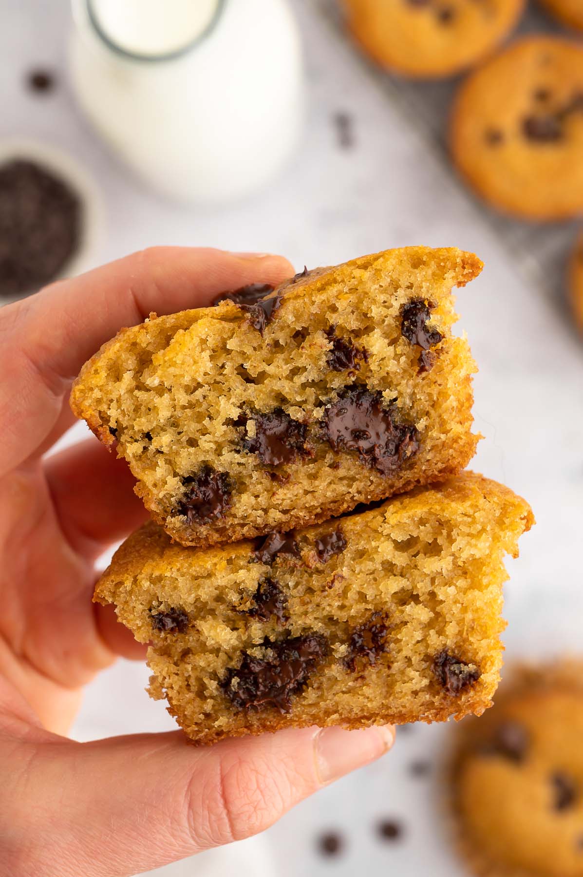 Healthy Chocolate Chip Muffins (Easy!) | The Clean Eating Couple
