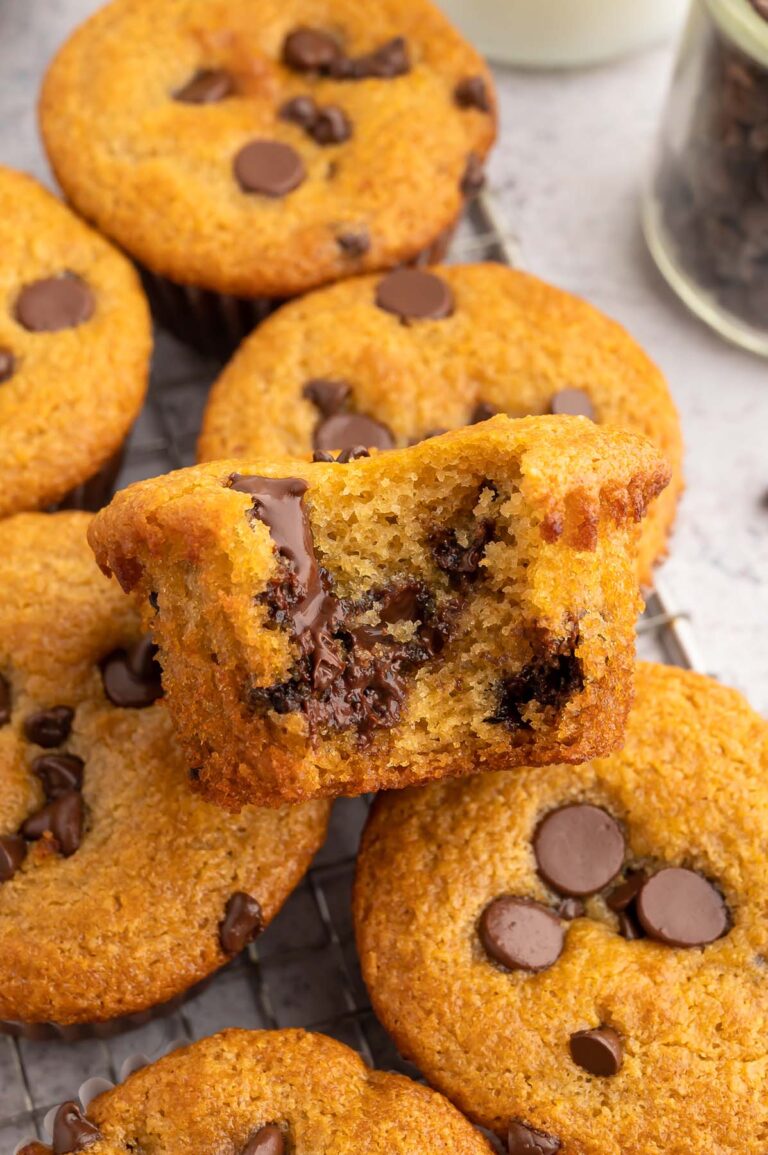 Healthy Chocolate Chip Muffins (Easy!) | The Clean Eating Couple