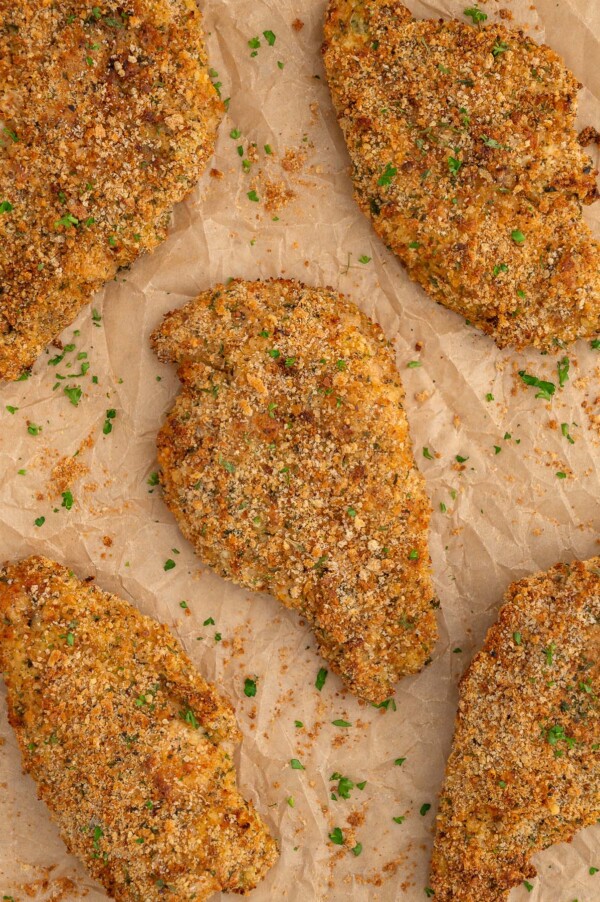 Italian Baked Chicken Cutlets | The Clean Eating Couple