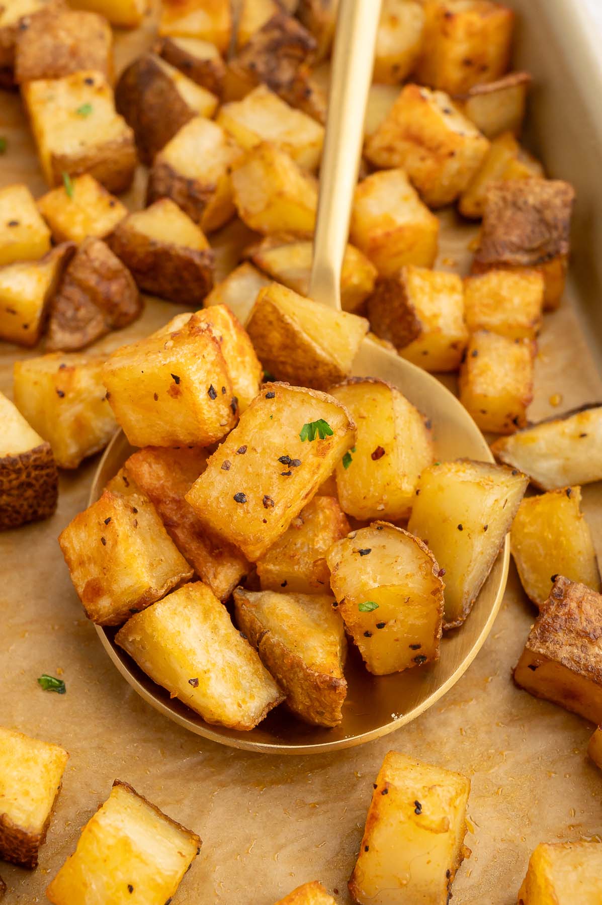 Roasted Breakfast Potatoes | The Clean Eating Couple