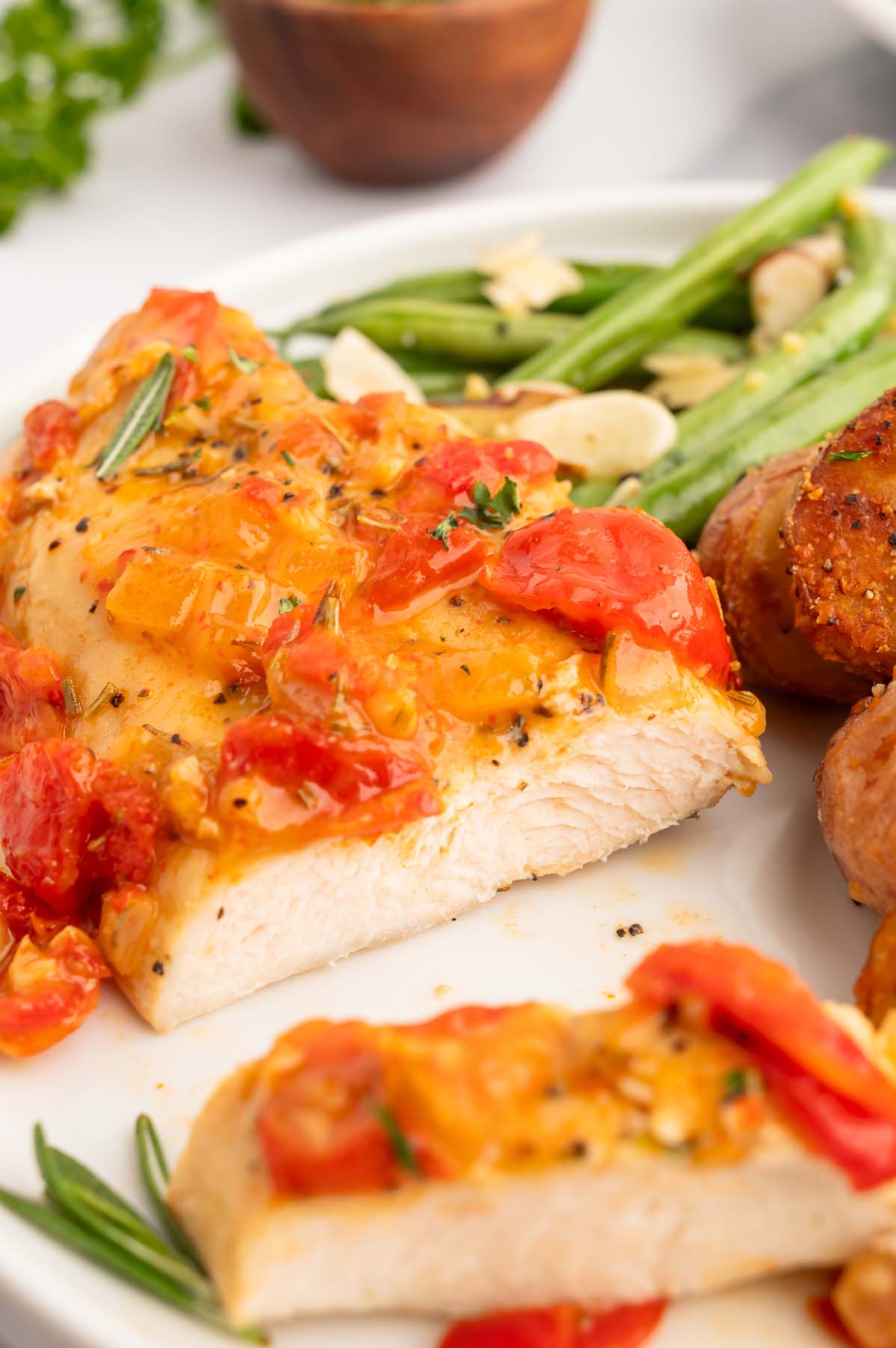 Chicken Scarpariello (Braised Chicken) | The Clean Eating Couple