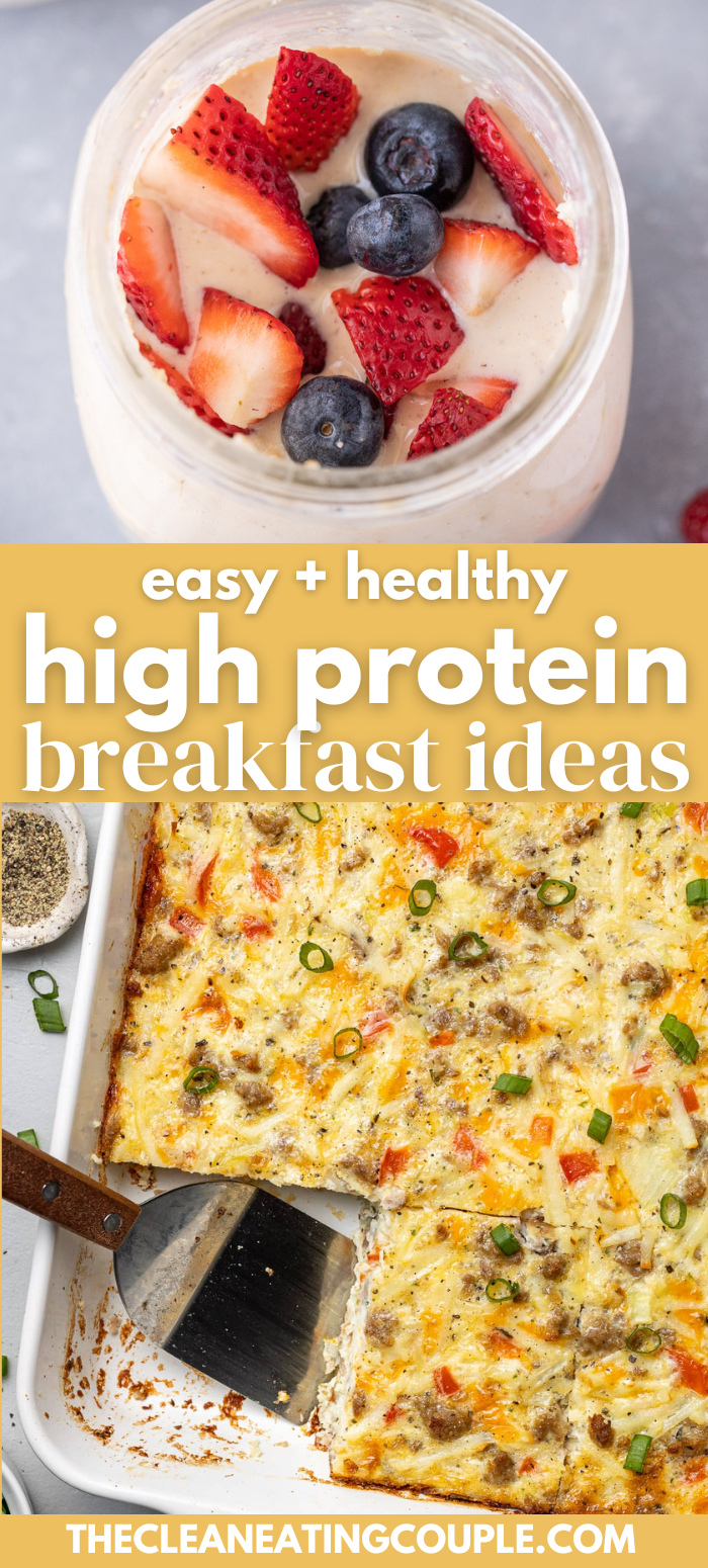 25 Easy High Protein Breakfast Recipes | The Clean Eating Couple