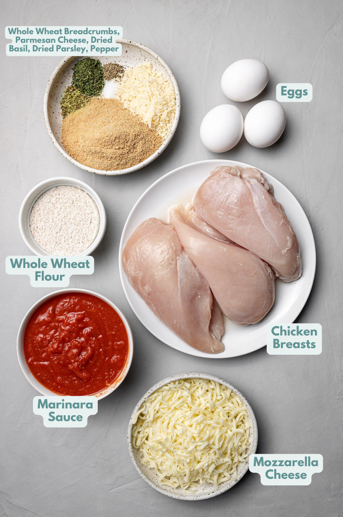Healthy Baked Chicken Parmesan | The Clean Eating Couple