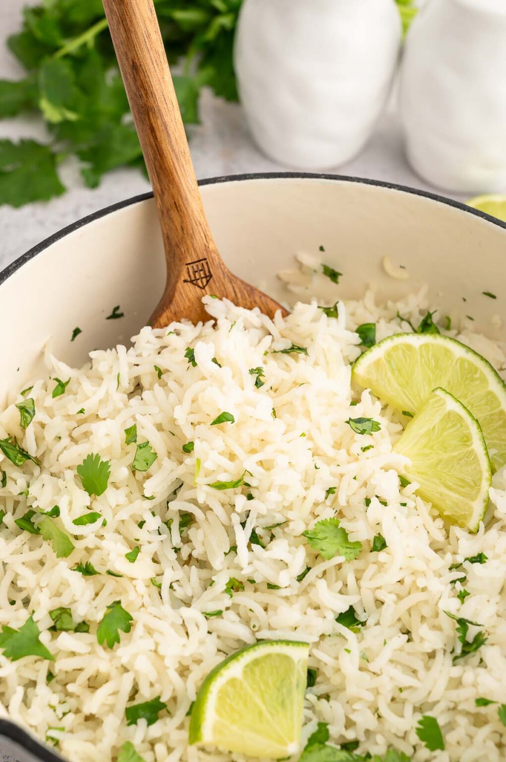 Simple Cilantro Lime Rice | The Clean Eating Couple