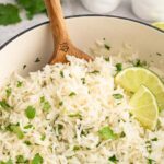Simple Cilantro Lime Rice | The Clean Eating Couple