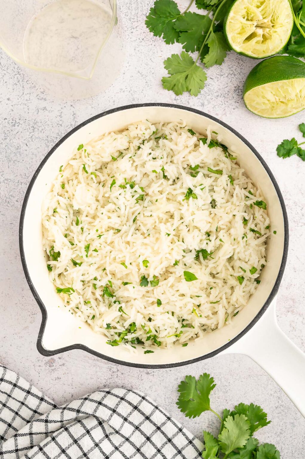 Simple Cilantro Lime Rice | The Clean Eating Couple