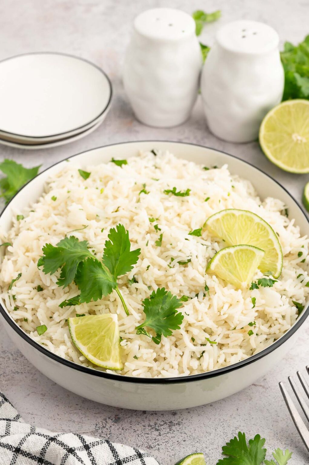 Simple Cilantro Lime Rice | The Clean Eating Couple