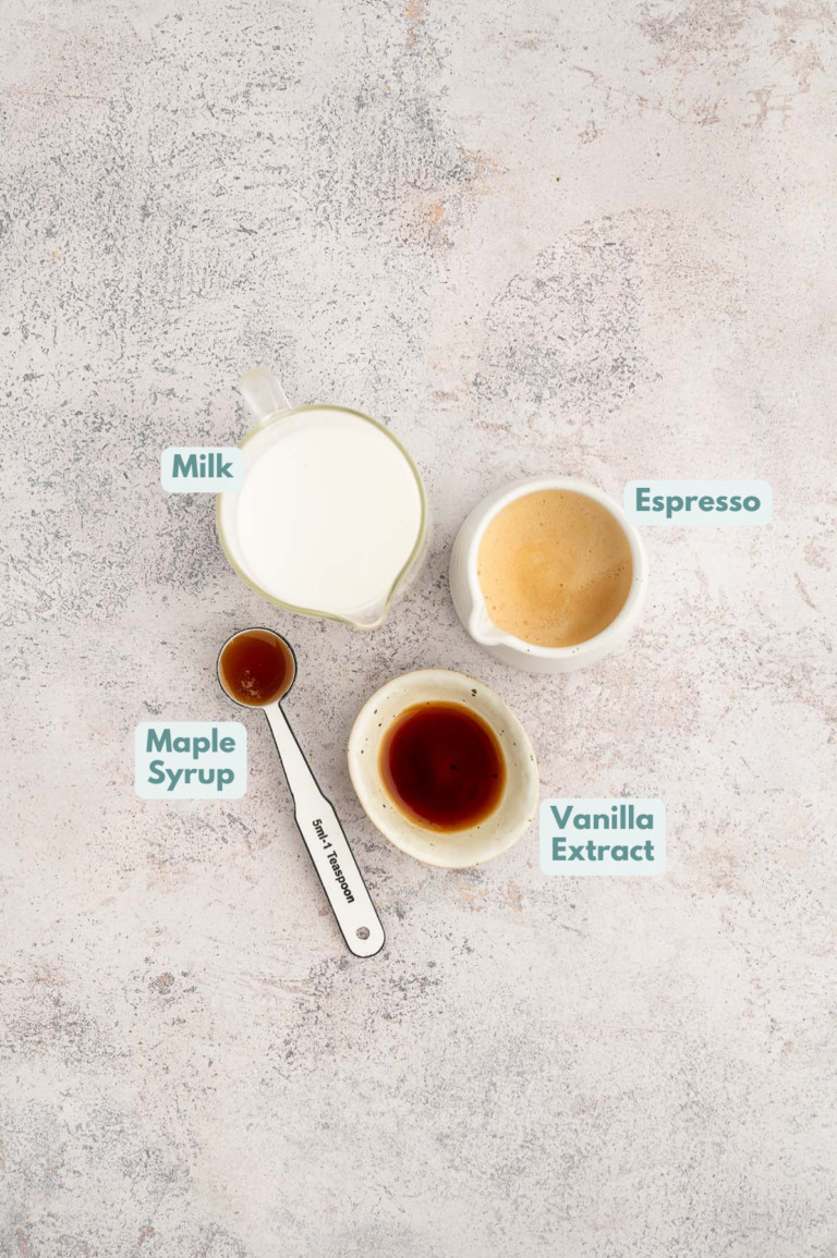 Healthy Vanilla Latte | The Clean Eating Couple