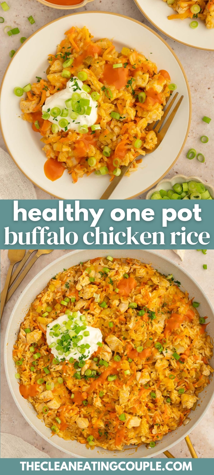 Buffalo Chicken and Rice - The Clean Eating Couple