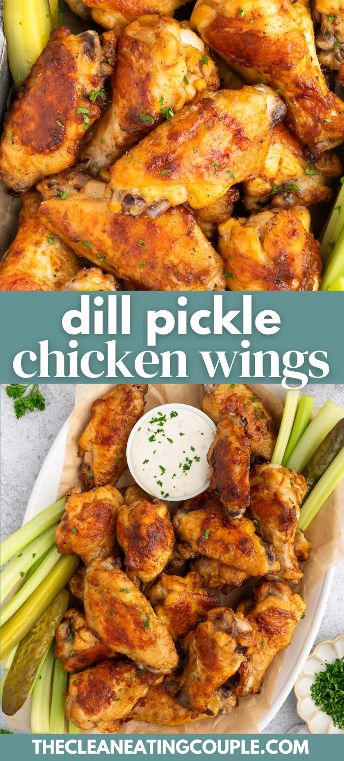 Dill Pickle Chicken Wings - The Clean Eating Couple
