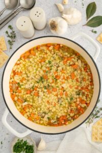 Chicken and Stars Soup (Quick and Easy!) - The Clean Eating Couple