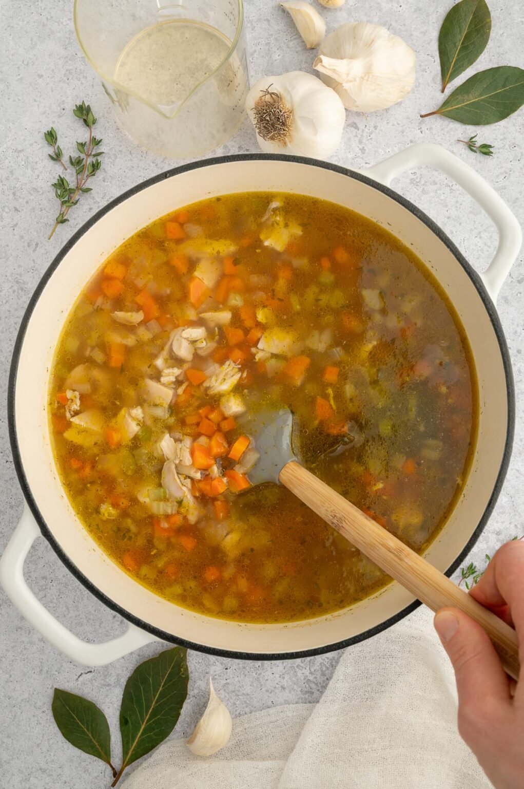 Chicken and Stars Soup (Quick and Easy!) - The Clean Eating Couple