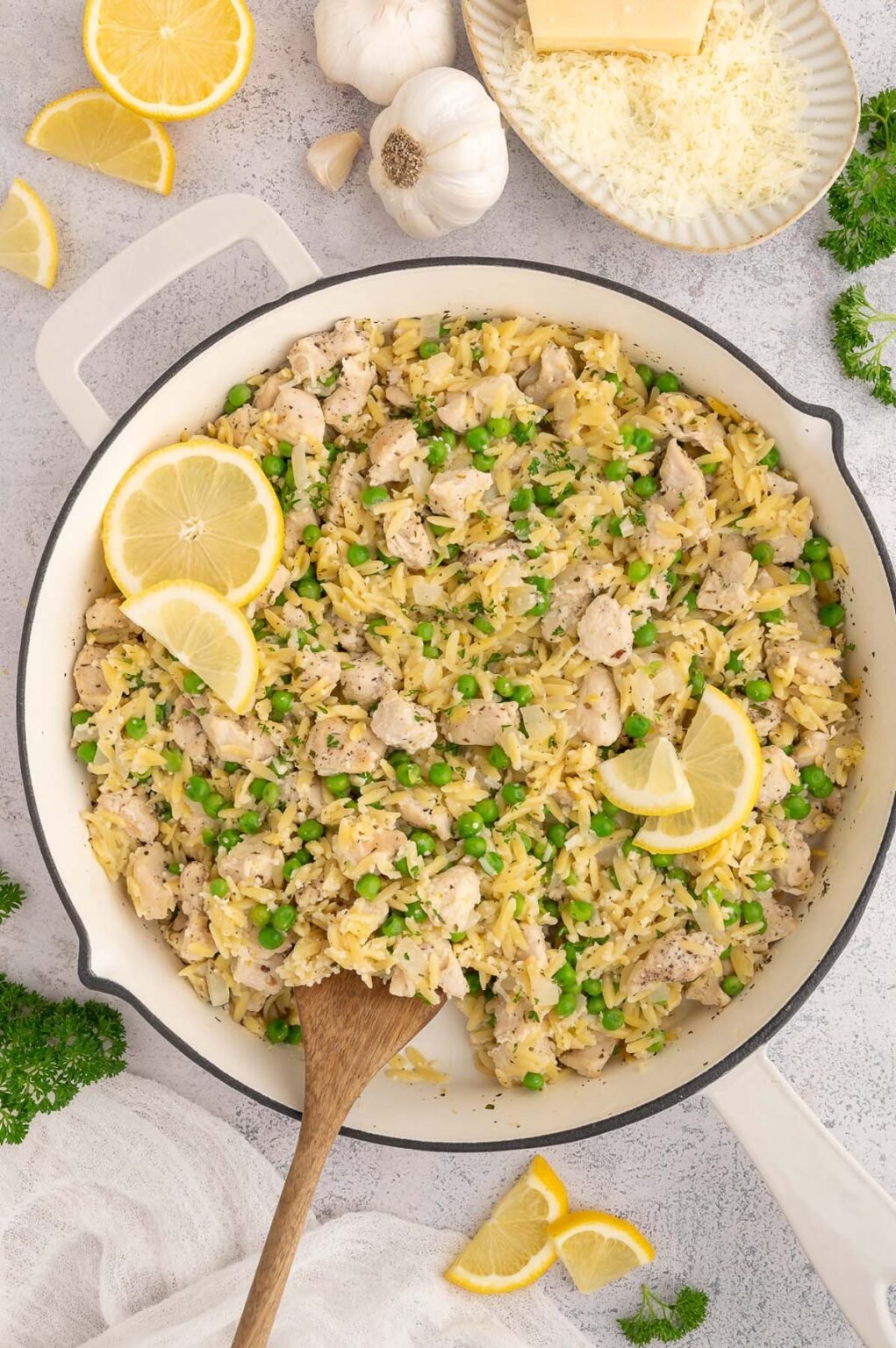 Healthy Lemon Risotto | The Clean Eating Couple