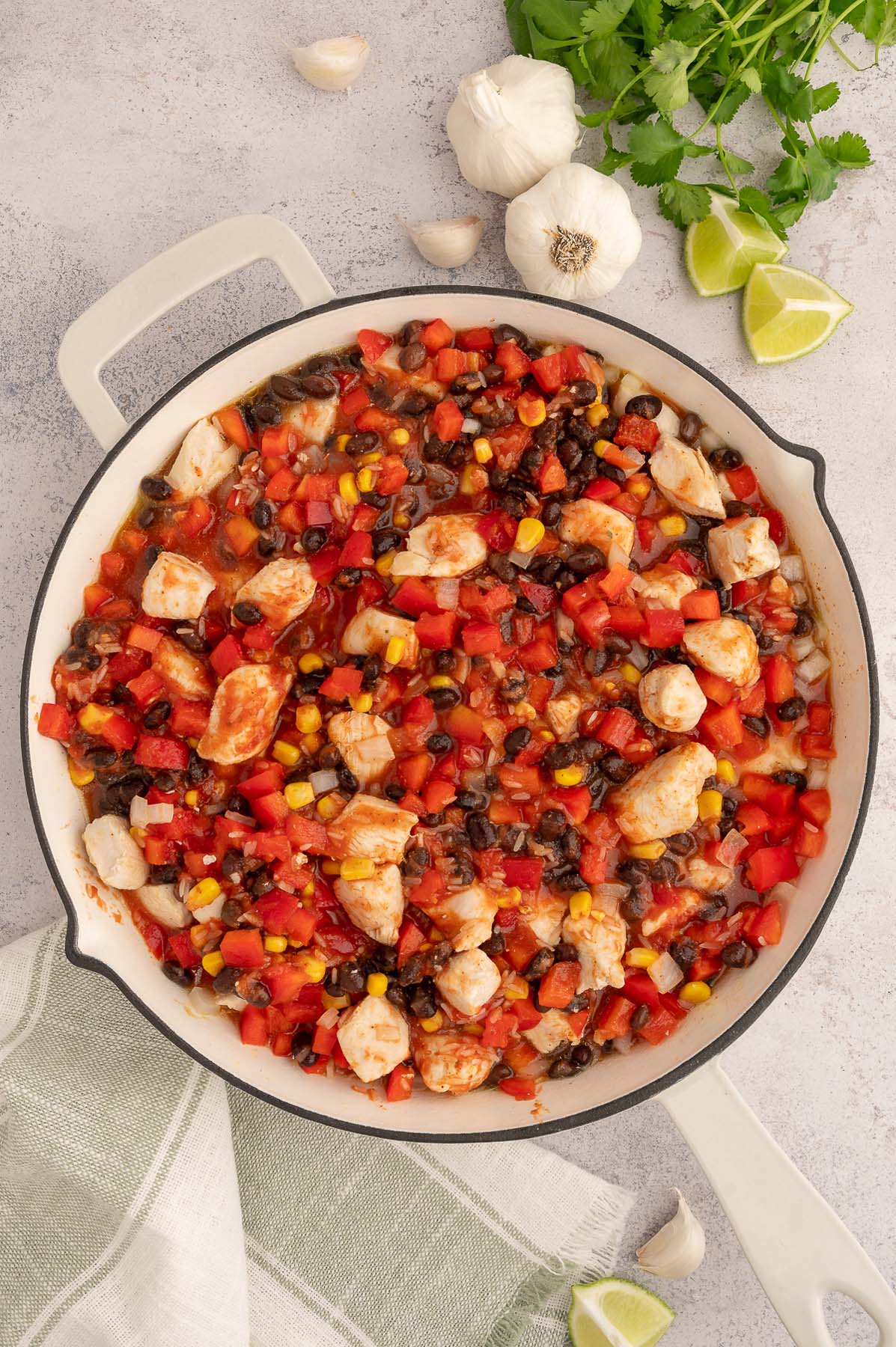 Chicken Taco Rice - The Clean Eating Couple