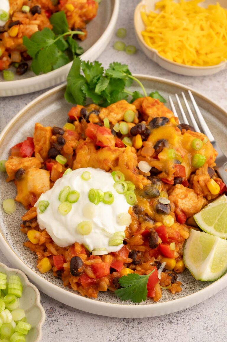 Chicken Taco Rice - The Clean Eating Couple