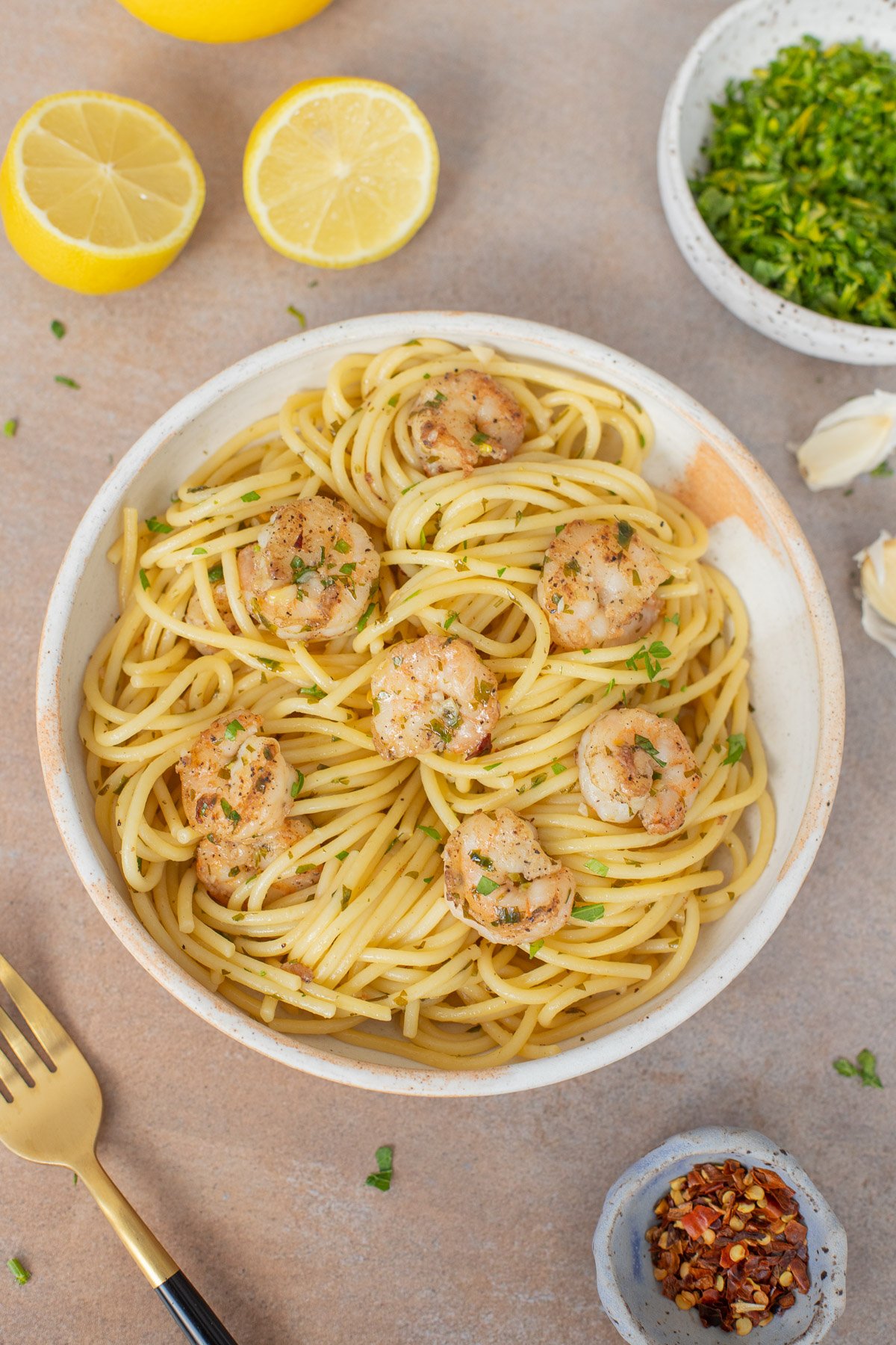 Healthy Shrimp Scampi - The Clean Eating Couple