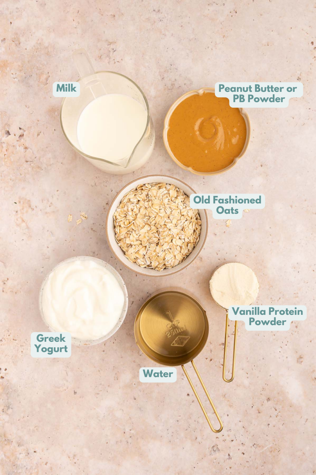 Protein Oatmeal Recipe [20g of protein, 6 Ingredients!] - The Clean ...
