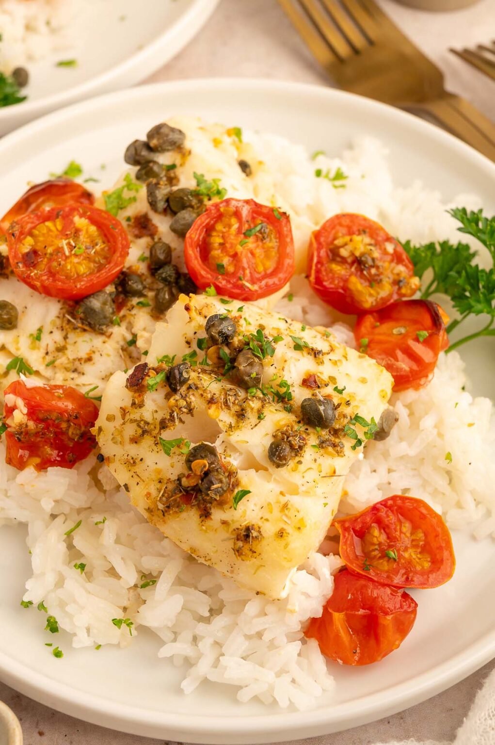 Easy Baked Cod - The Clean Eating Couple