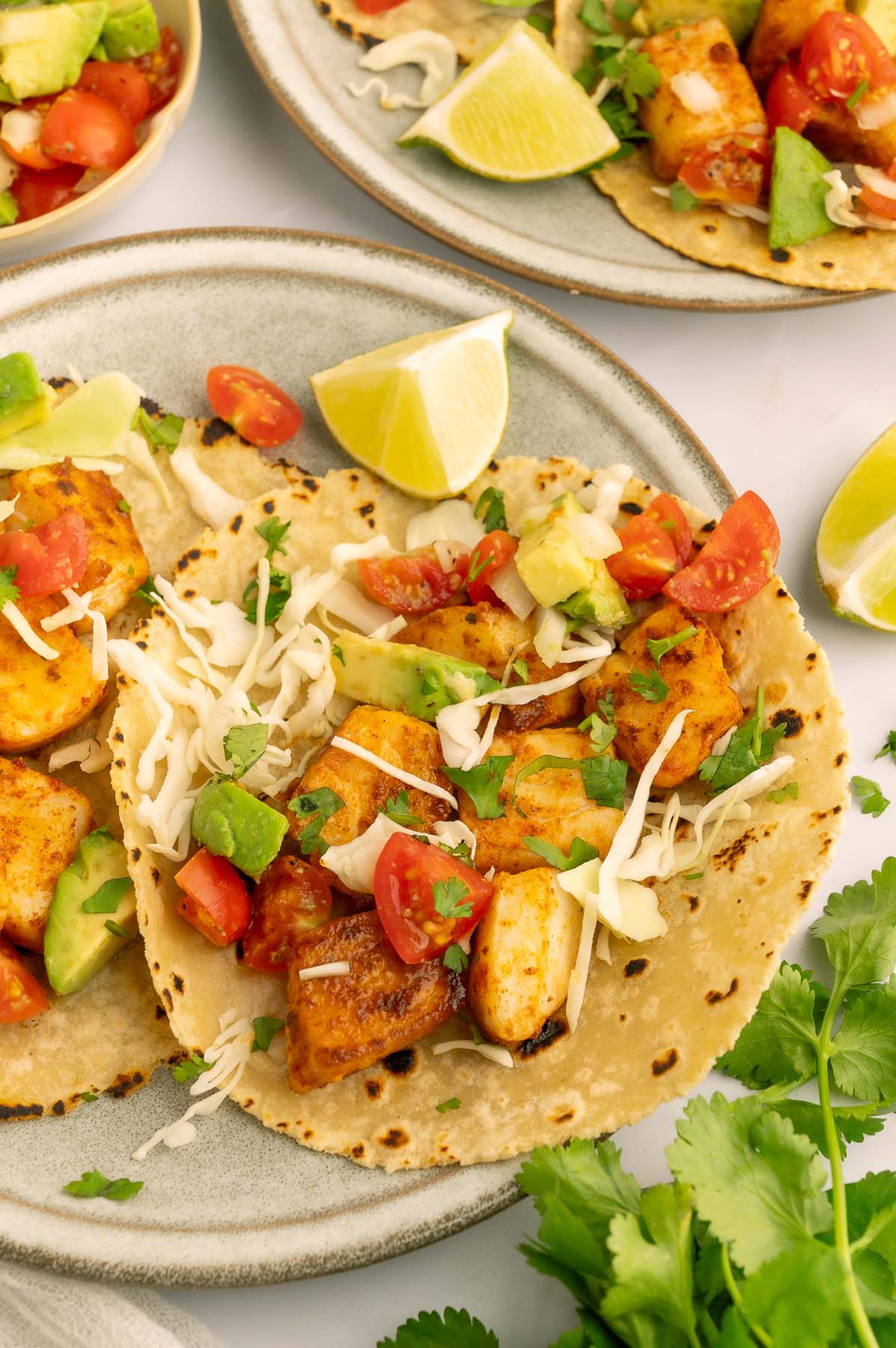 Easy Healthy Fish Tacos - The Clean Eating Couple