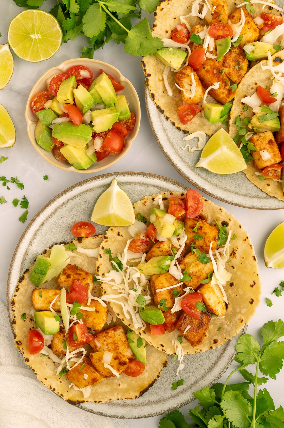 Easy Healthy Fish Tacos - The Clean Eating Couple